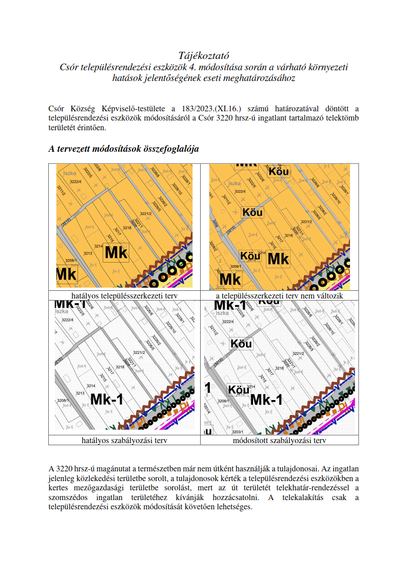 Csór község hivatalos honlapja - Hírek: Felhívás